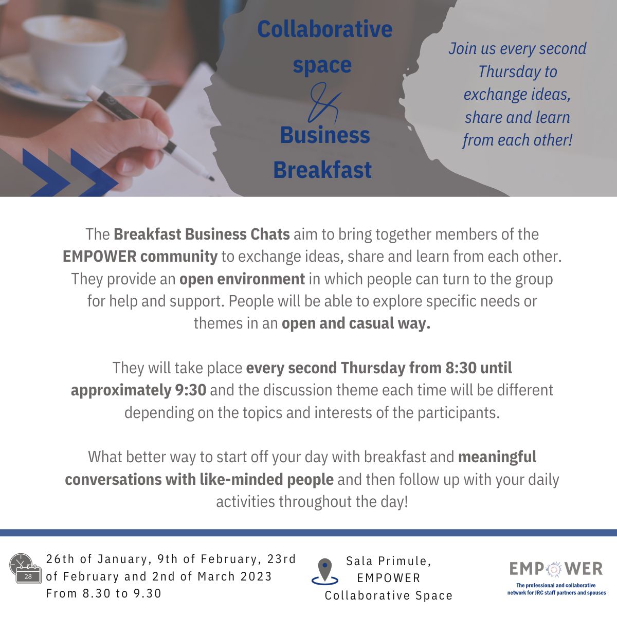 Business Breakfast Chats kick off! – Empower JRC